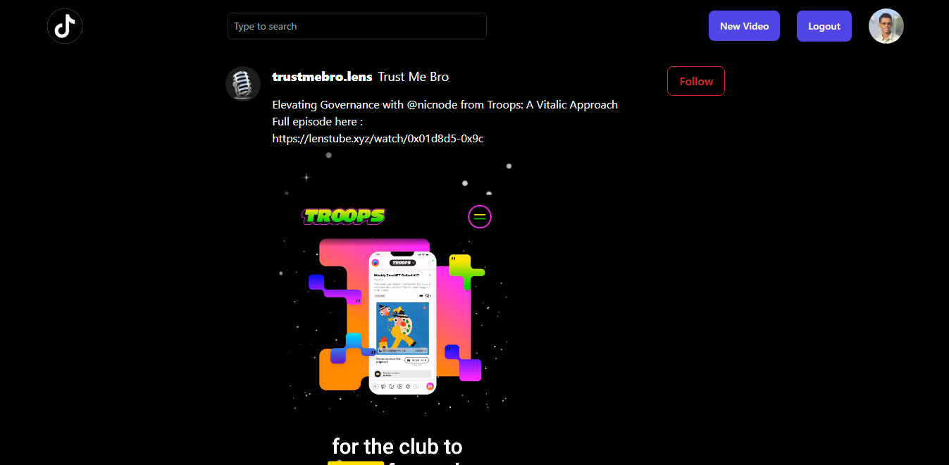 إنشاء تطبيق TikTok بإستخدام بروتوكول Lens و Livepeer | Web3Arabs